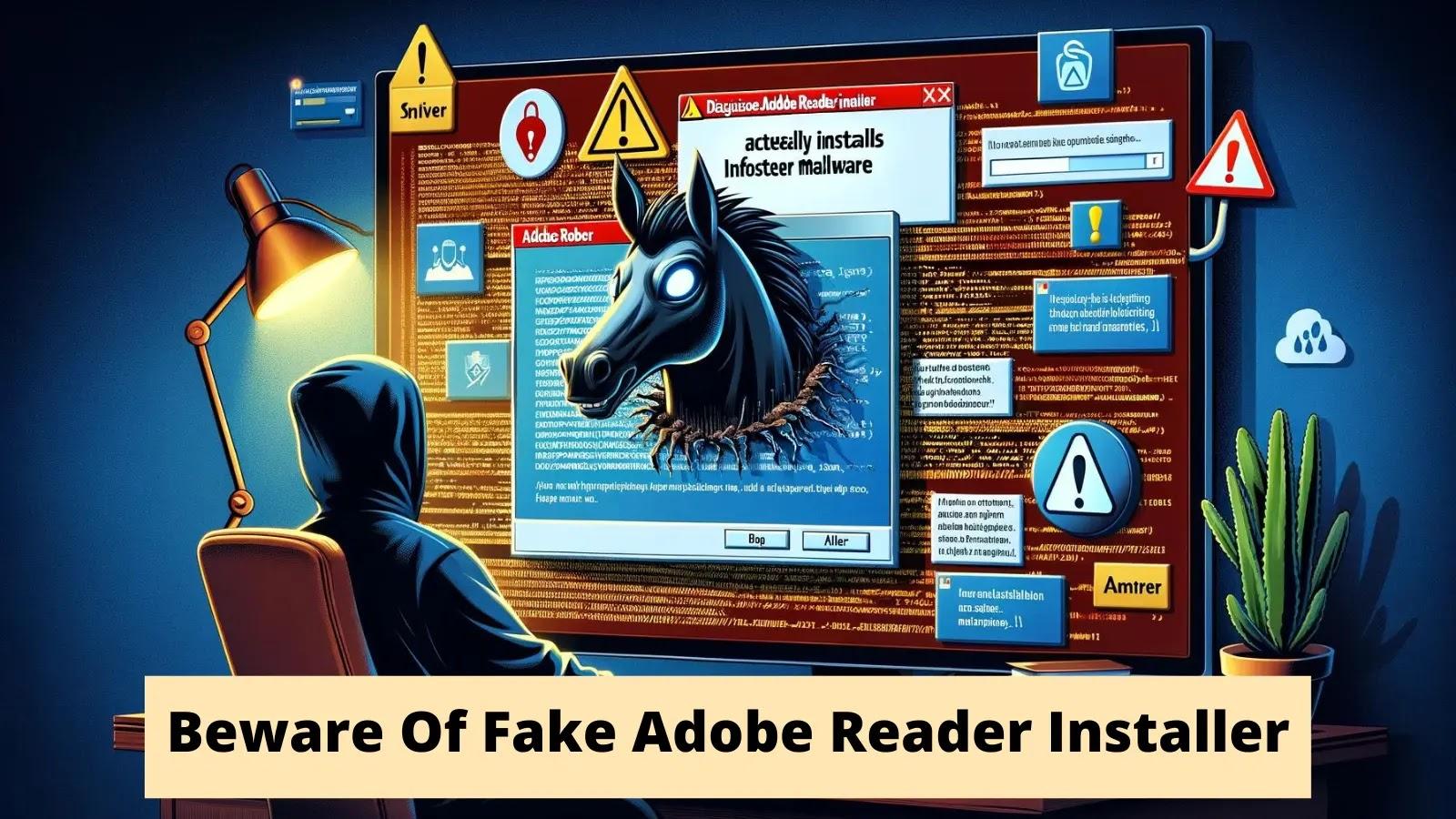 Beware! Disguised Adobe Reader Installer That Installs Infostealer Malware